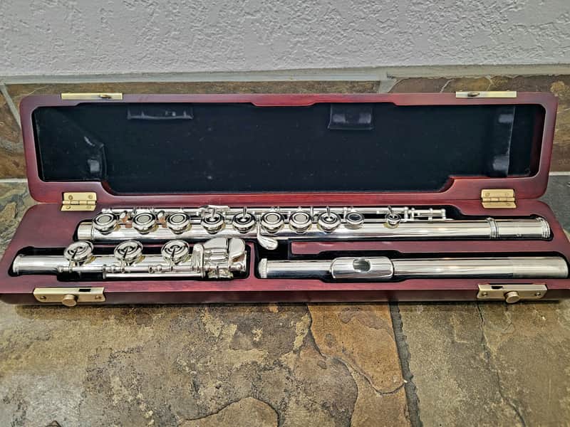 Antigua FL4530B Professional Solid Silver Flute | Reverb
