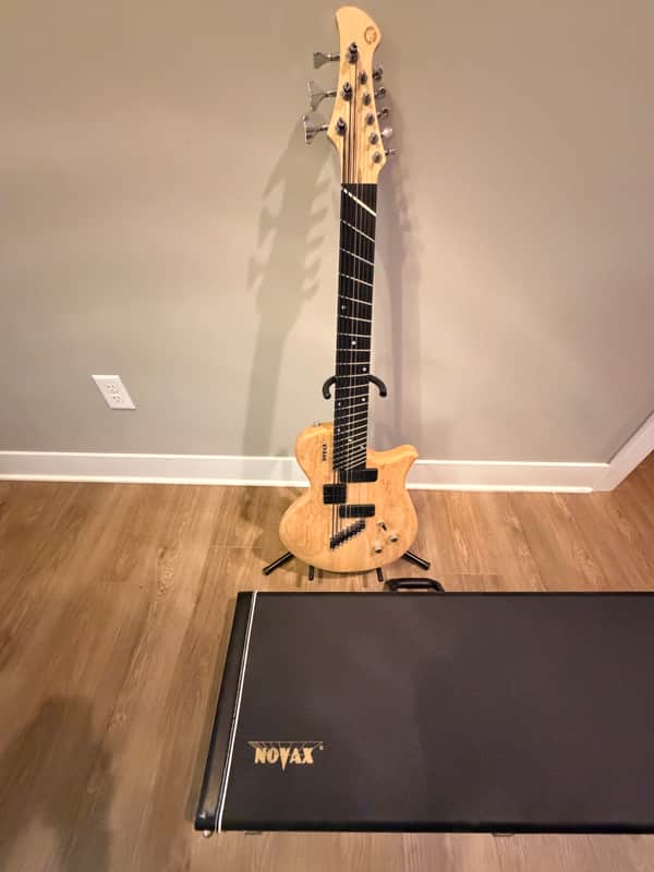 Novax Charlie Hunter CH8 8-string guitar/bass 2006 Natural | Reverb