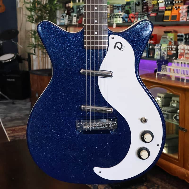 Danelectro '59 NOS+ Blue Metal Flake - USED | Reverb