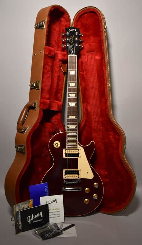 2019 Gibson Les Paul Trad Pro V Wine Red w/OHSC | Reverb Australia