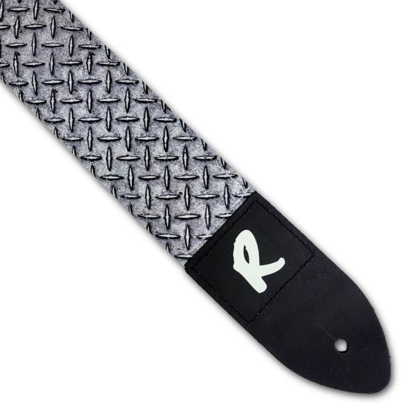 Diamond Plate Pattern Guitar Strap - Tread Plate Guitar Strap | Reverb