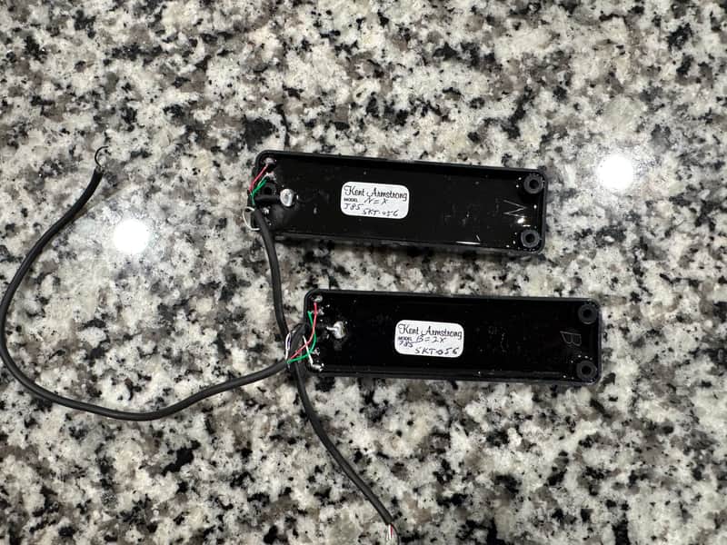 Kent Amstrong dual coil 6 string bass pickup set (bridge & | Reverb