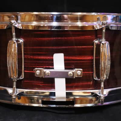 "Zim-Gar" MIJ Wine Red Pearl 8-Lug Snare | Reverb
