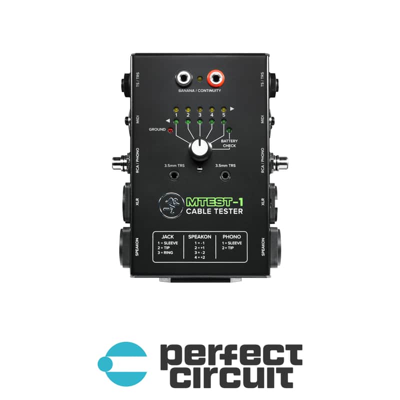 Mackie MTEST-1 Cable Tester | Reverb