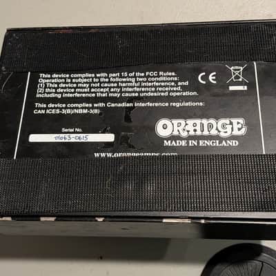 Orange Bax Bangeetar Guitar Pre-EQ Pedal 2010s - Black | Reverb