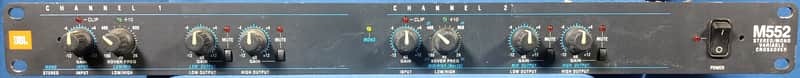 JBL M522 - 2-Way Stereo or 3-Way Mono Rack Mount Electronic | Reverb