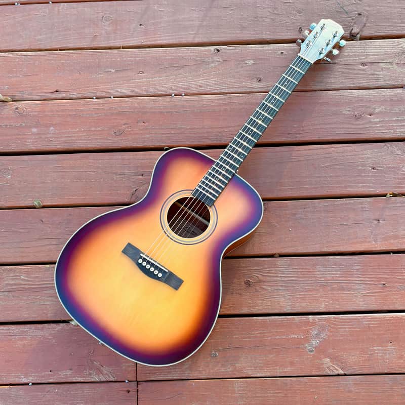 New Austin Acoustic Orchestra Body Guitar Sunburst | Reverb