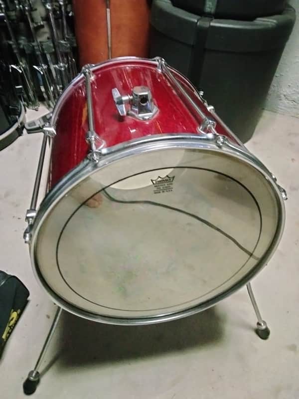 Mapex Mars Series Floor Tom Kick Drum Retro fit 16 x 16 - Red | Reverb