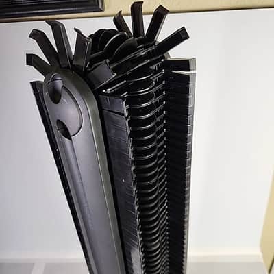 CD Power Tower 100 SHARPER IMAGE Motorized CD/Games Storage | Reverb