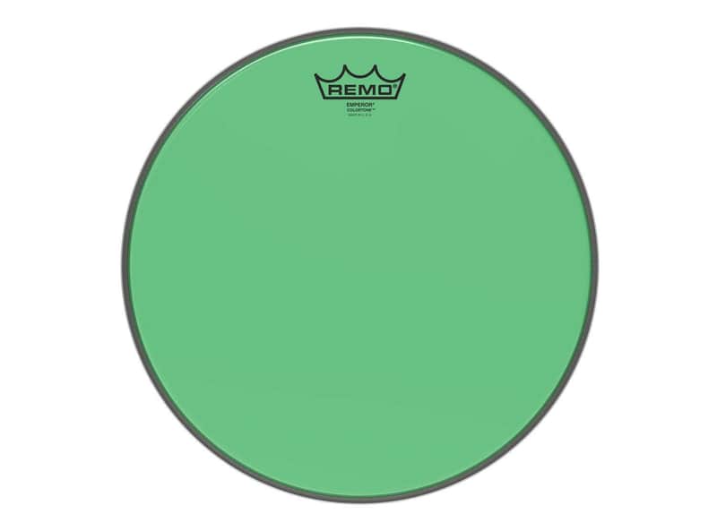 Remo Emperor Colortone Green Drum Head 13" | Reverb