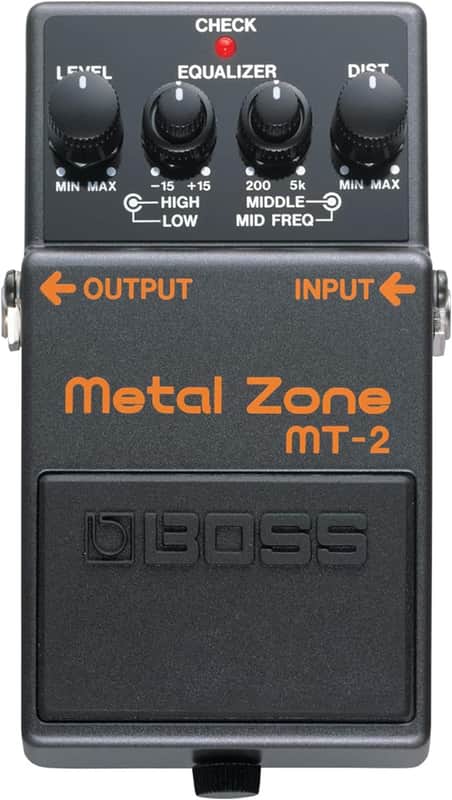 Boss MT-2 Metal Zone Distortion Guitar Pedal w/ Original Box | Reverb