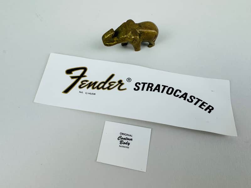 Fender Stratocaster Headstock Decal + “Original Contour Body” | Reverb