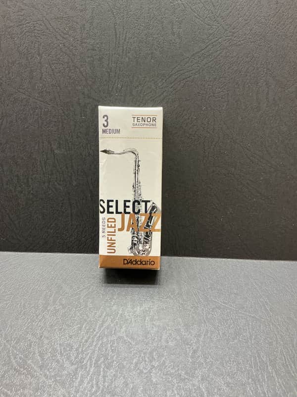 D'Addario Select Jazz 3 Medium Bb Tenor Saxophone Box of Five | Reverb
