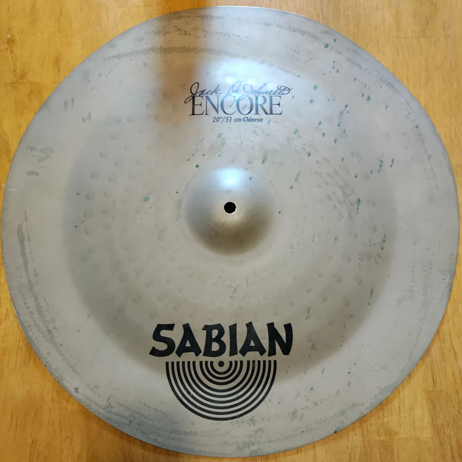 Sabian 20" Signature Jack Dejohnette Encore Chinese Cymbal | Reverb
