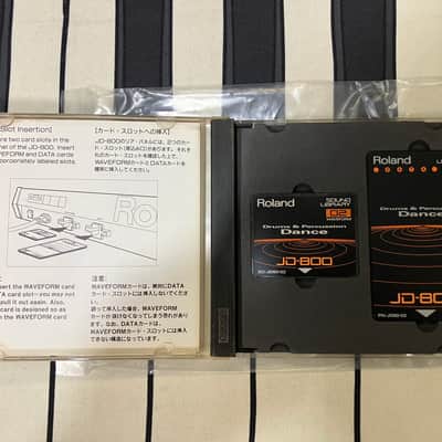 Roland Sound Library SL-JD-80-02 – Drums&Percussion Dance ROM | Reverb