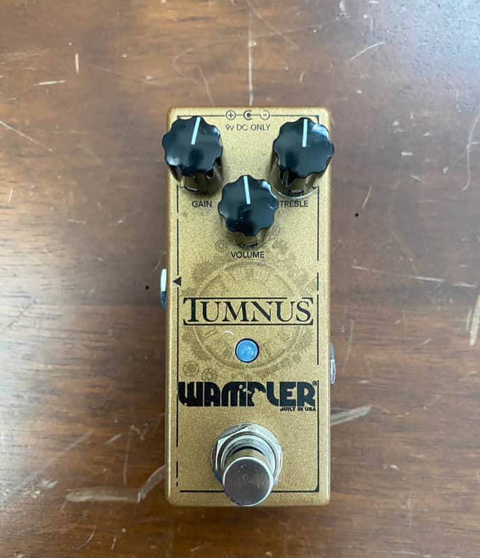Wampler Tumnus Mini Overdrive with box - Gold | Reverb