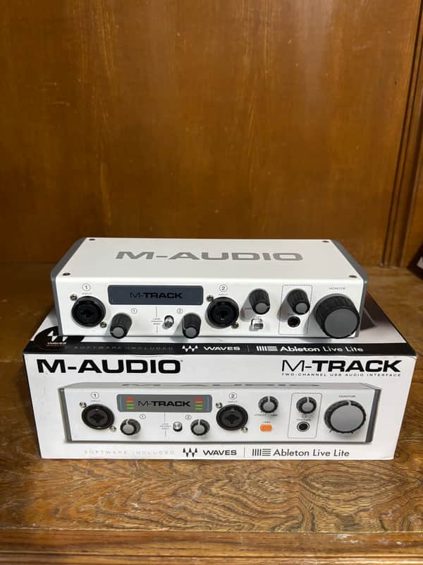 M-Audio M-Track The original silver 2-Channel USB Audio | Reverb