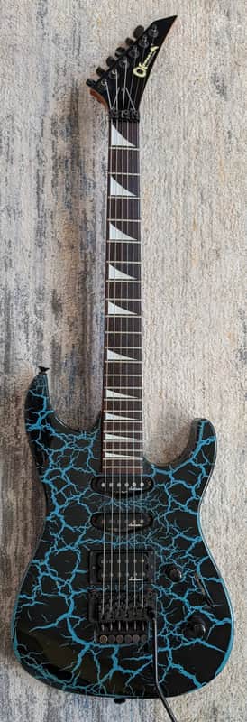 Charvel DK-85 SSH 1987-1991 - Blue Crackle | Reverb