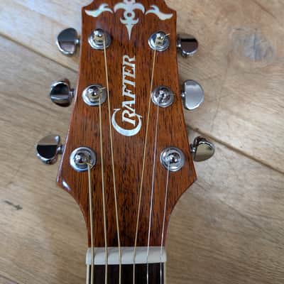 Crafter DE8/N Electro Acoustic Guitar | Reverb