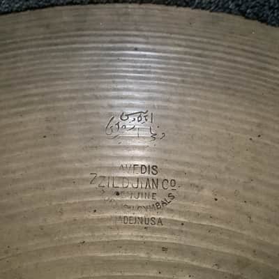 Zildjian 13" A. Zildjian Pre-Transition Stamp Hi-Hat Cymbals | Reverb