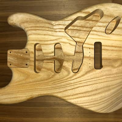 Unbranded Super Strat Body-Northern Swap Ash | Reverb