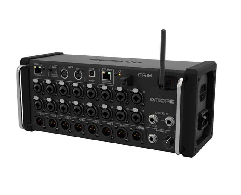 Midas MR18 18-Input Digital iOS/Android Tablet Mixer | Reverb