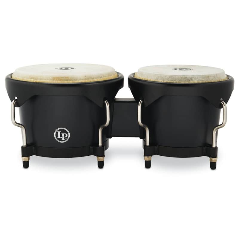 Latin Percussion Discovery II Ultralight Bongos, Onyx | Reverb