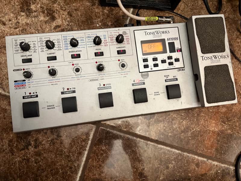 Korg Toneworks Ax1000g multi effect guitar pedal | Reverb