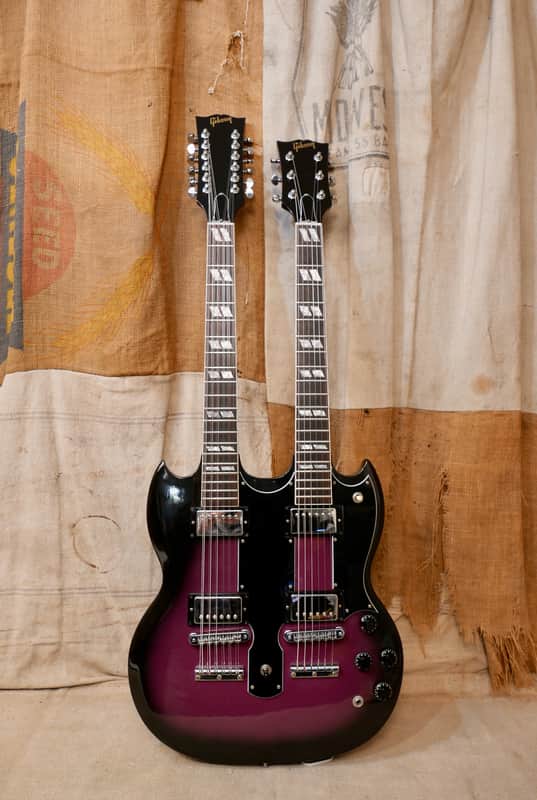 Gibson EDS-1275 Double Neck 1985 - Purple Burst w/OHSC | Reverb
