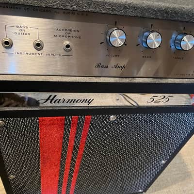 Harmony 525 Vintage Tube Guitar Amp. Original Jensen 15” | Reverb