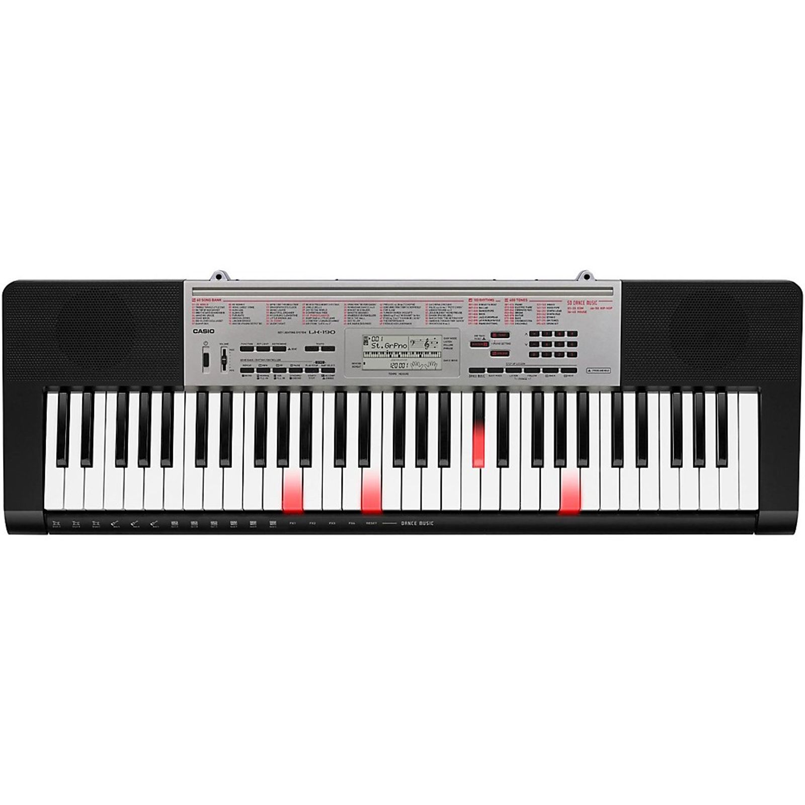 Casio LK-190 61-Key Lighted-Key Portable Keyboard | Reverb