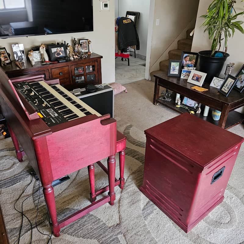 Hammond SKX with B3 Clone Cabinet and matching Bench and | Reverb