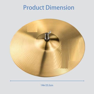 14" Hi Hat Cymbals Pair(14"Hi-Hats) – Drum Cymbals for Drum | Reverb