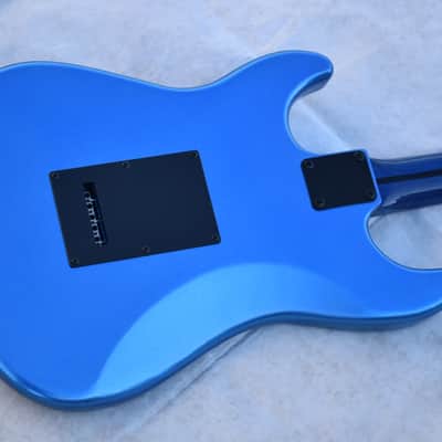 Custom Pre-order! Stratocaster HHH Metallic Blue Hot Rails | Reverb