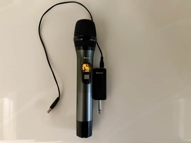 Bietrun Bietrun Wireless Microphone - Black and silver | Reverb