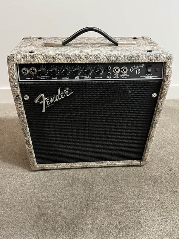 Fender Champ 12 12-Watt 1x12" Guitar Combo 1987 - 1990 - | Reverb