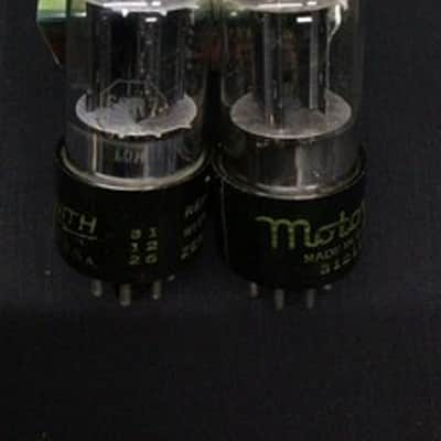 MATCHED PAIR SYLVANIA Made 6SN7GT Flat Black Plate | Reverb Australia