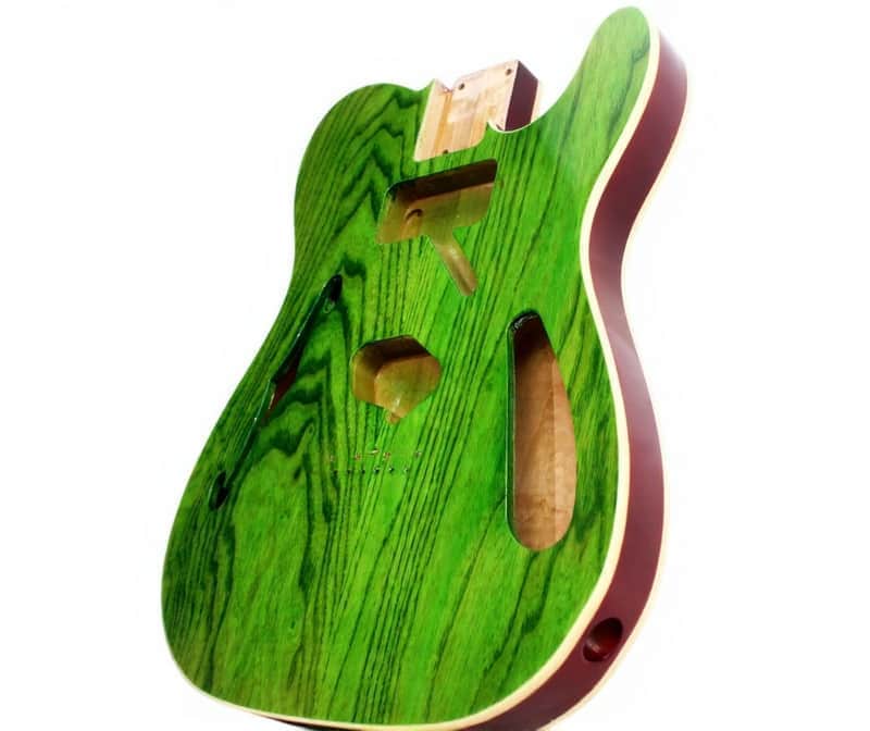 Green Alder Wood Guitar Telecaster Tele Style Body with | Reverb