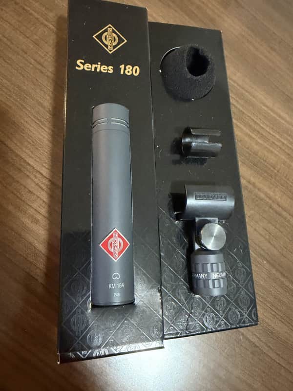 Matte Black Neumann KM 184 Small Diaphragm Cardioid Condenser | Reverb