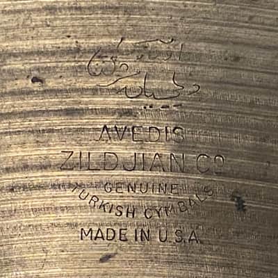 Zildjian 20" A. Zildjian Small Stamp Ride Cymbal 1957 - 1960 | Reverb