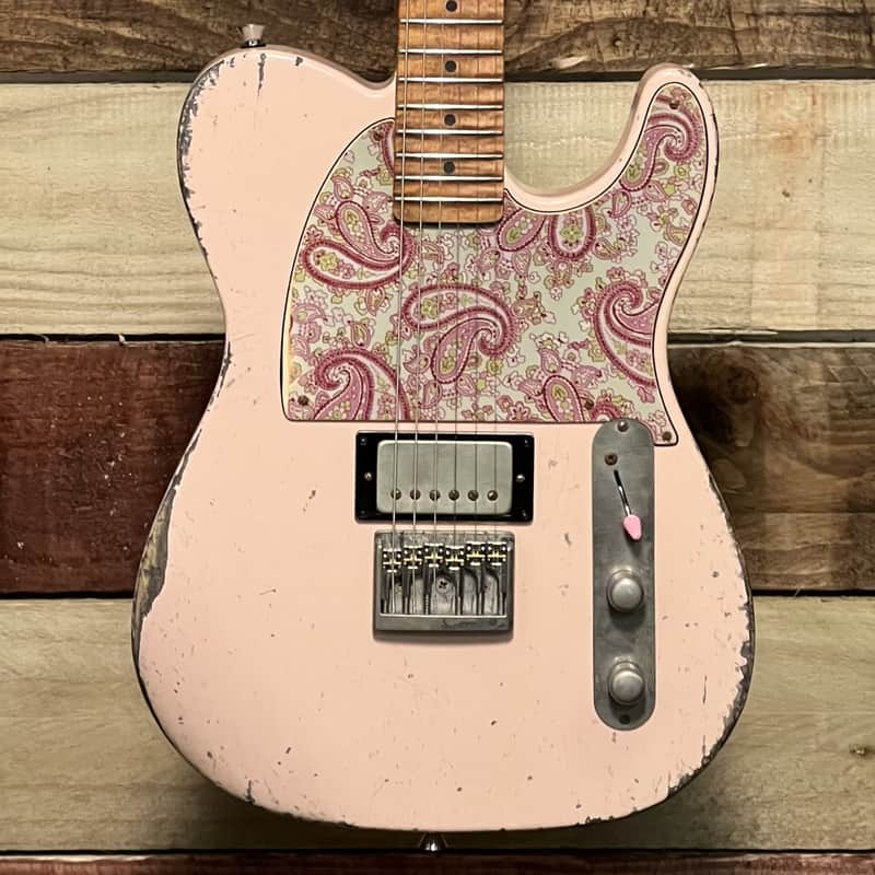 Winyard Stealthcaster HSS T6 Shell Pink 'Paisley' 2025 | Reverb