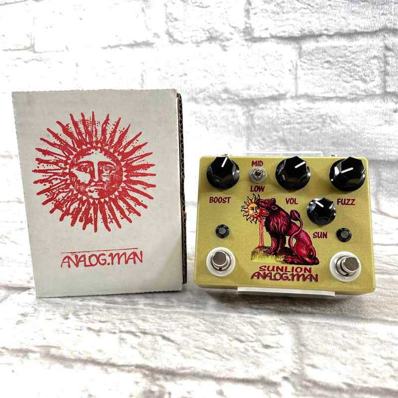 Used: Analogman Sun Lion Fuzz Booster Pedal | Reverb