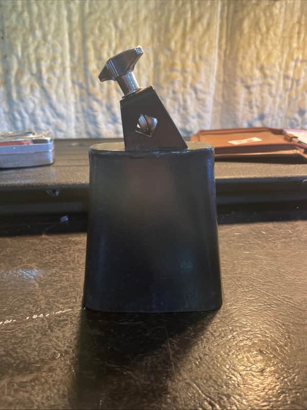 4.5 Inch Black Cowbell Durable Steel Mounting | Reverb