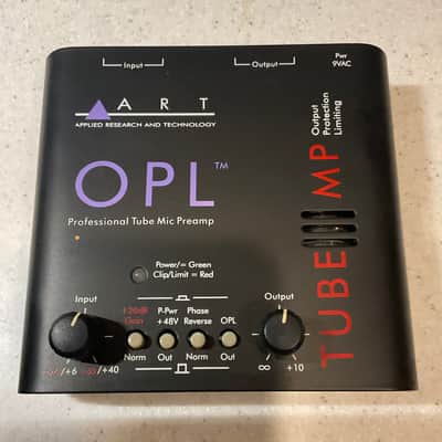 ART OPL Professional Tube Mic Preamp 2000’s - Matte Black | Reverb