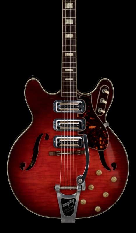 Harmony 1966 H-78 - Warm Cherry Red Tone Shaded #4522 with | Reverb