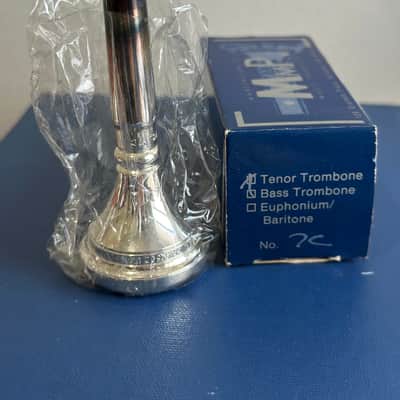 NOS Marcinkiewicz Model 7C Tenor Trombone Mouthpiece - Silver | Reverb