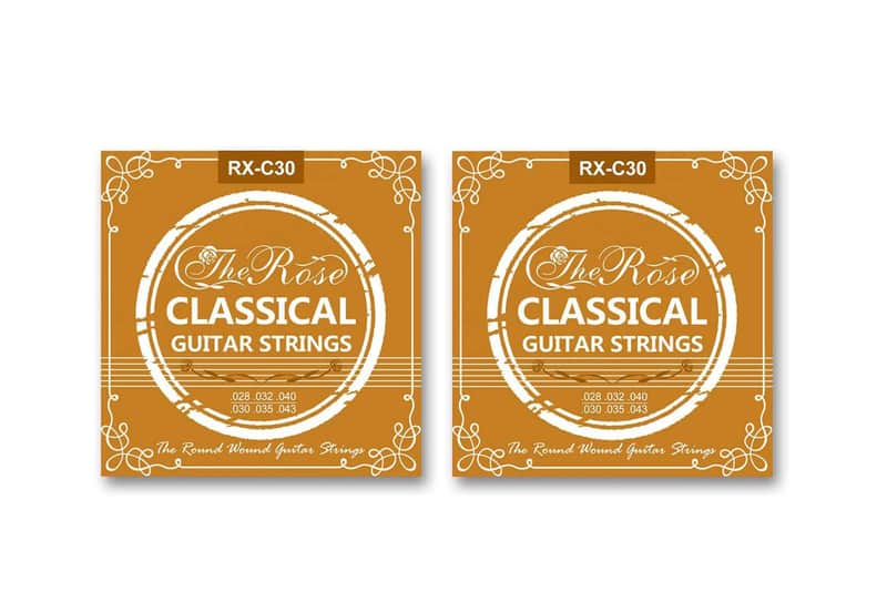 2 sets of The Rose Classical Guitar Strings Nylon strings RX | Reverb