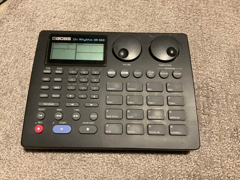 Boss Dr. Rhythm DR-660 DR660 2000’s - Black | Reverb