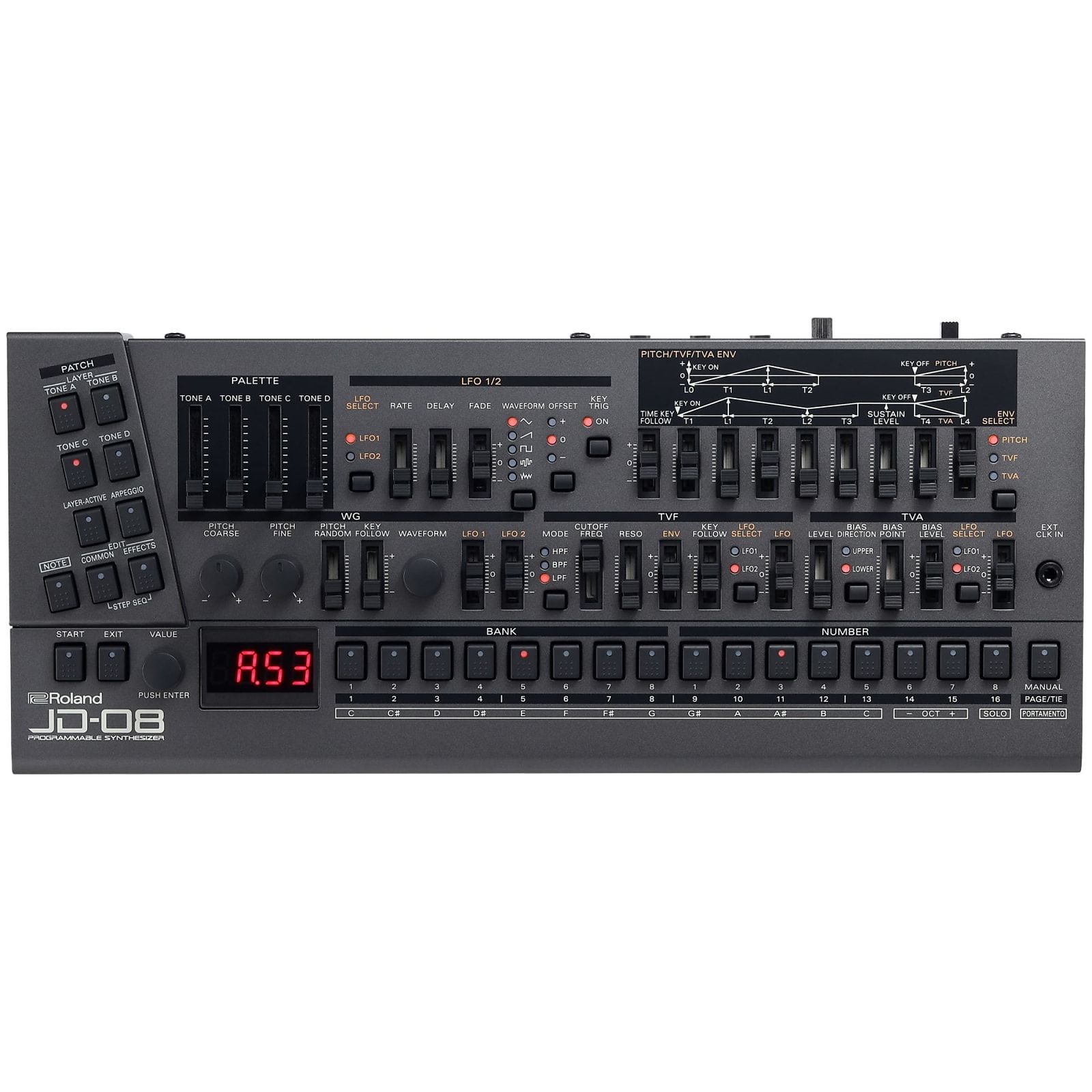 Roland JD-08 Boutique Series Programmable Synthesizer Module | Reverb