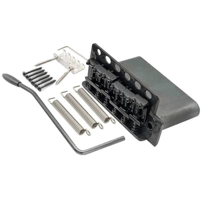 Wilkinson WV6 tremolo with Steel block and saddles BLACK - | Reverb